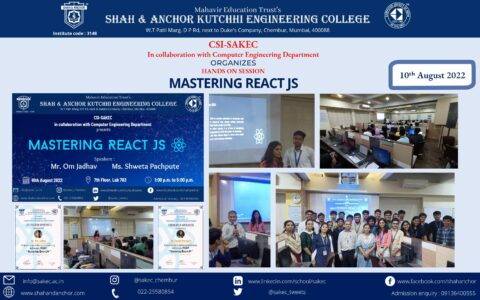 Computer Society of India (CSI) Shah & Anchor Kutchhi Engineering College