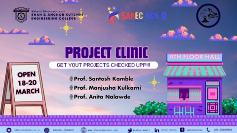 PROJECT CLINIC Shah & Anchor Kutchhi Engineering College