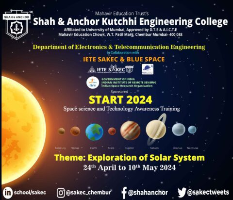 ISRO START Programme 2024 – Exploration of the Solar System Shah ...