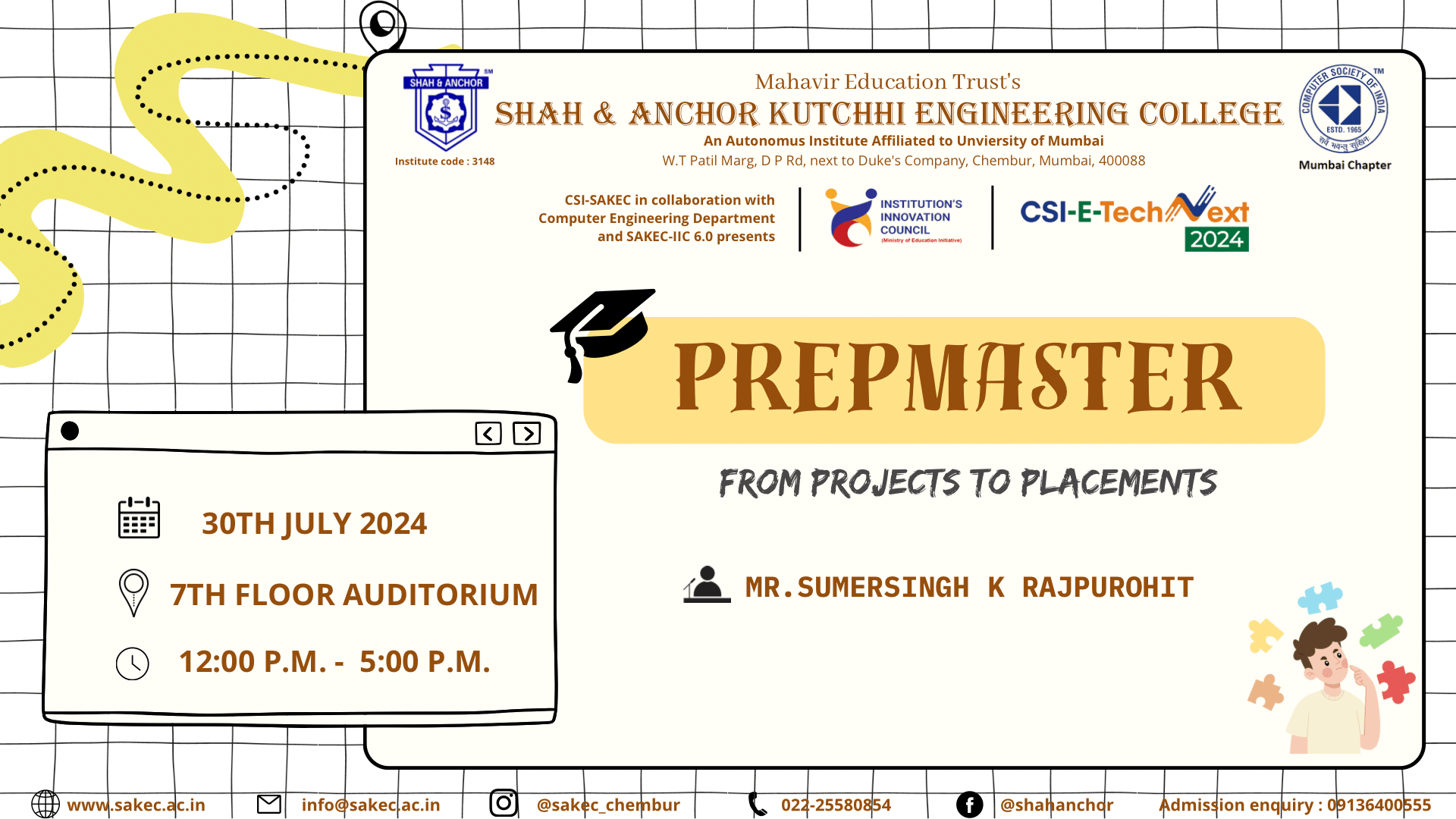 PrepMaster: From Projects to Placements Shah & Anchor Kutchhi Engineering College