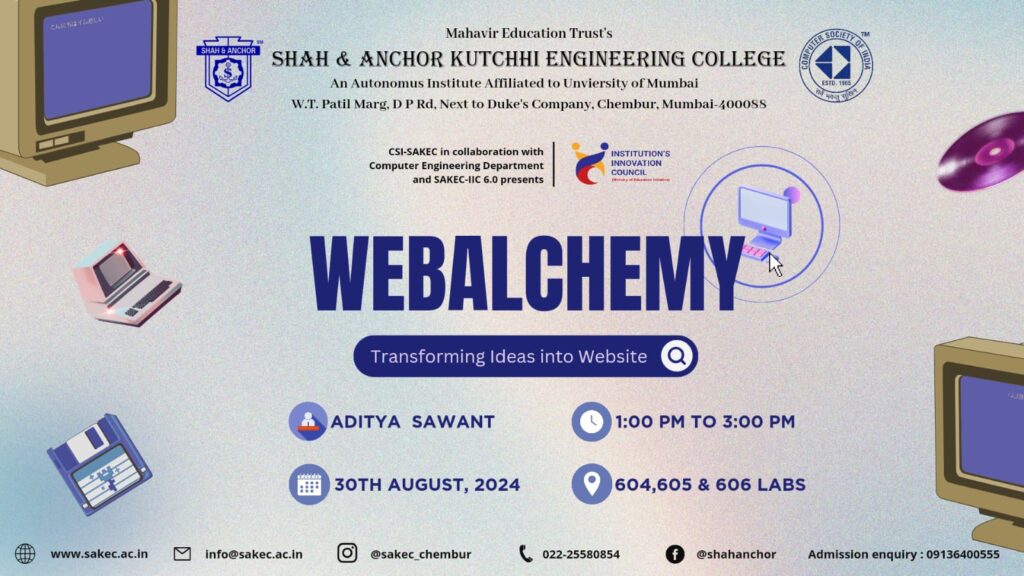 Computer Society of India (CSI) Shah & Anchor Kutchhi Engineering College