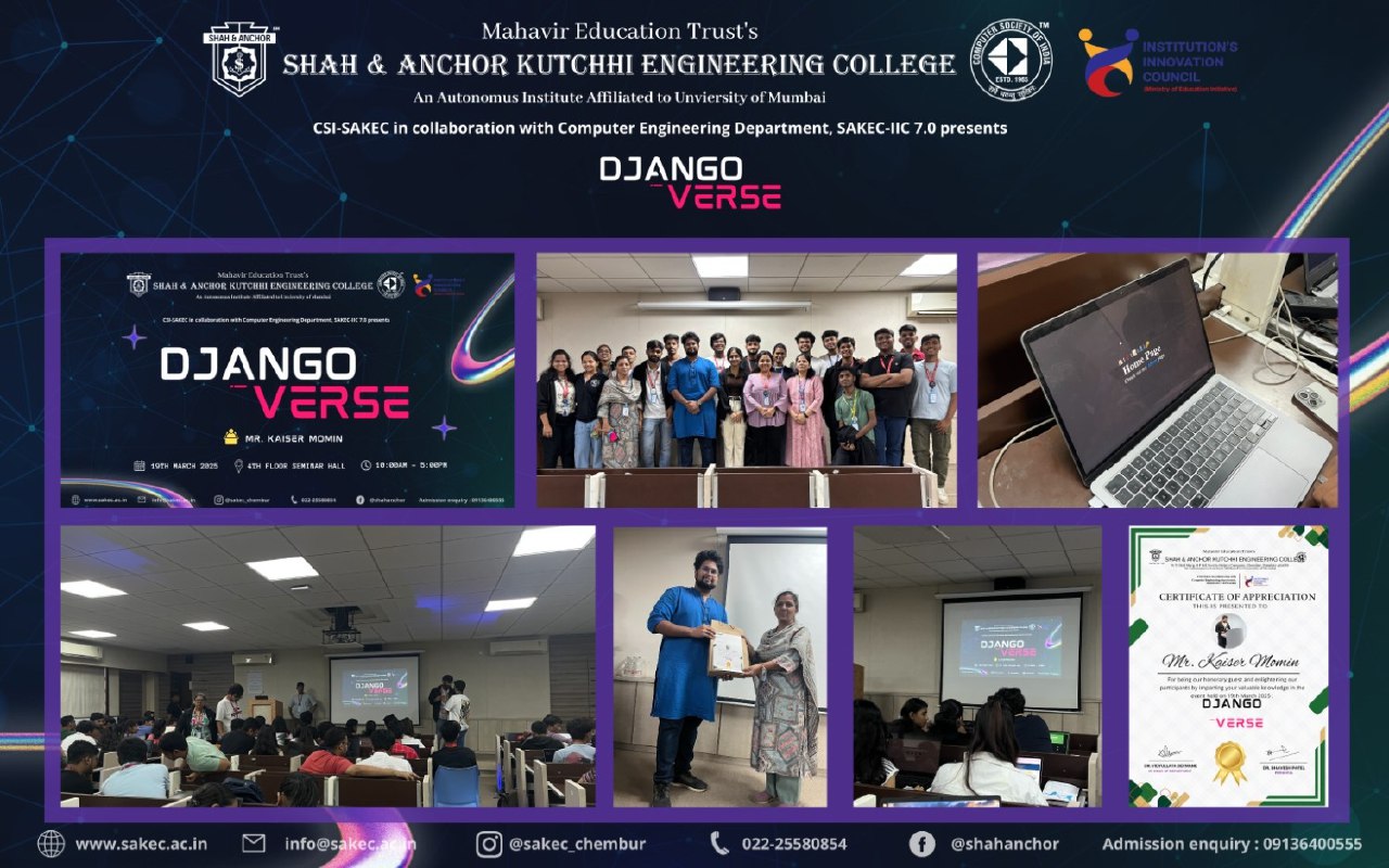 Djangoverse Shah & Anchor Kutchhi Engineering College
