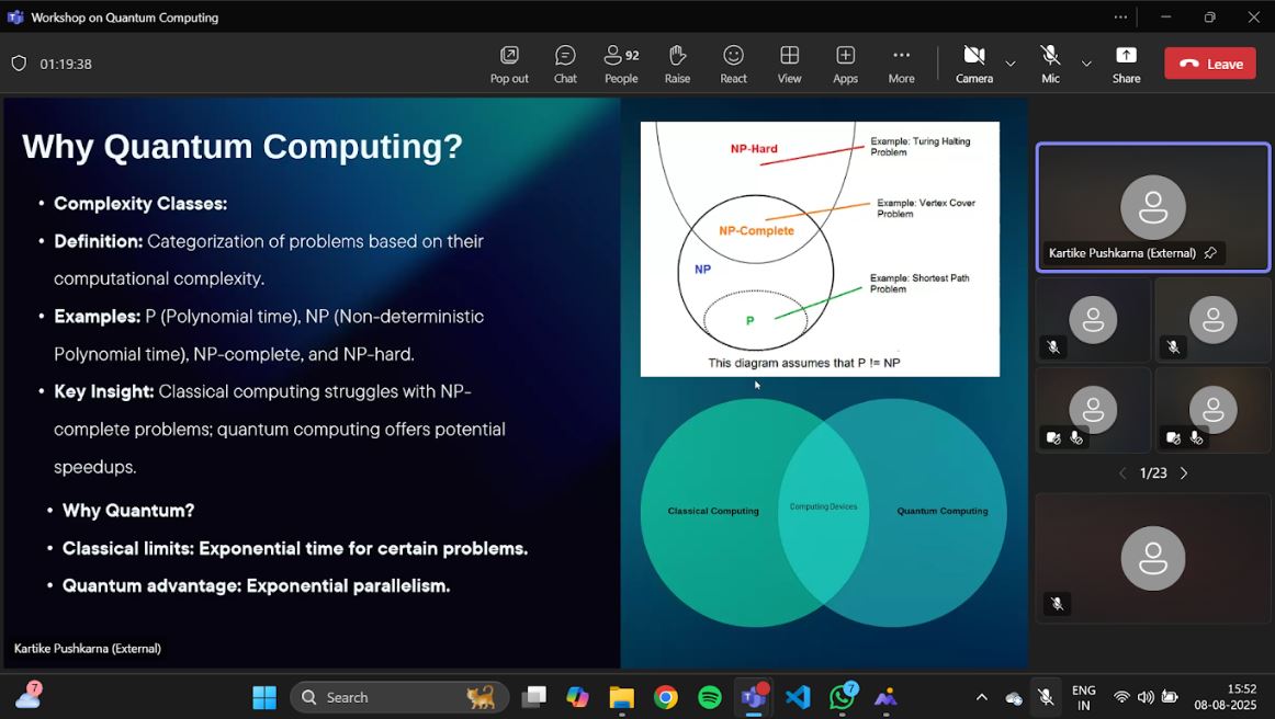 Quantum Computing Workshop: From Fundamentals to Applications Shah & Anchor Kutchhi Engineering ...