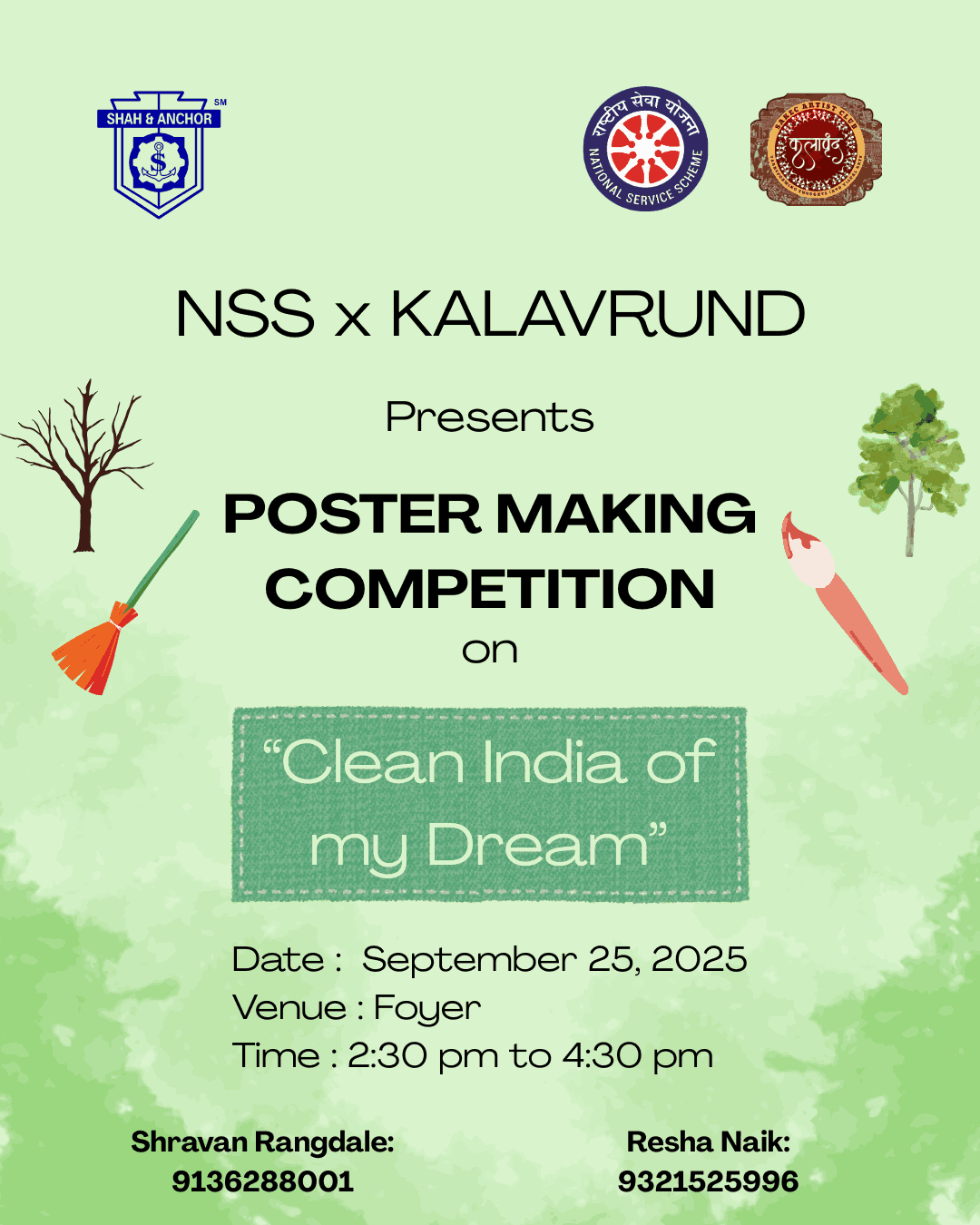 Poster Making Competition under SWACHHATA HI SEVA 2025 Campaign Shah ...